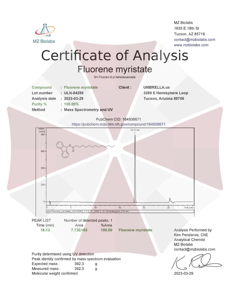 FLUORENE MYRISTATE POWDER (5 GRAMS) – UMBRELLA Labs
