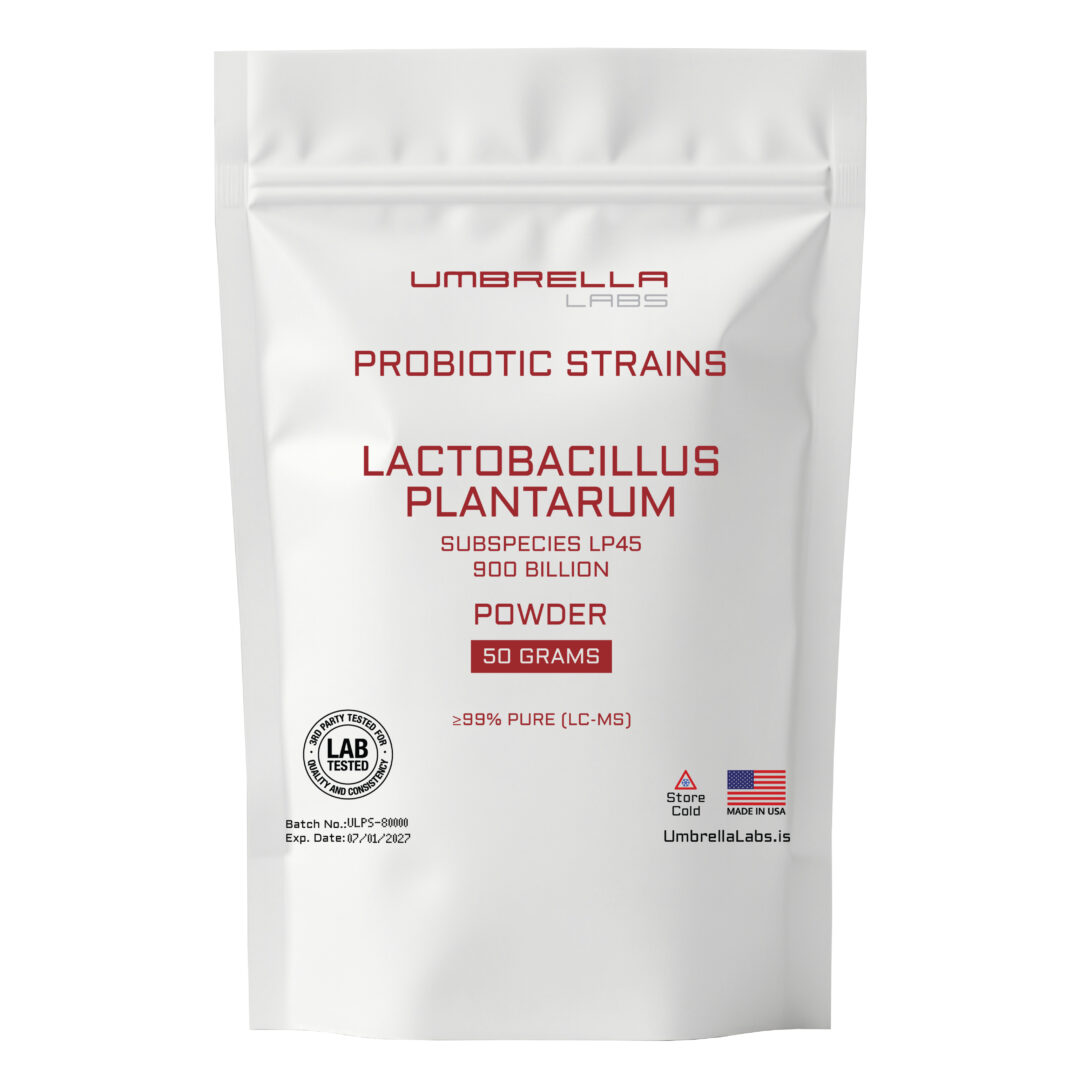 LACTOBACILLUS PLANTARUM LP45 – 900 BILLION (50 GRAMS) – UMBRELLA Labs